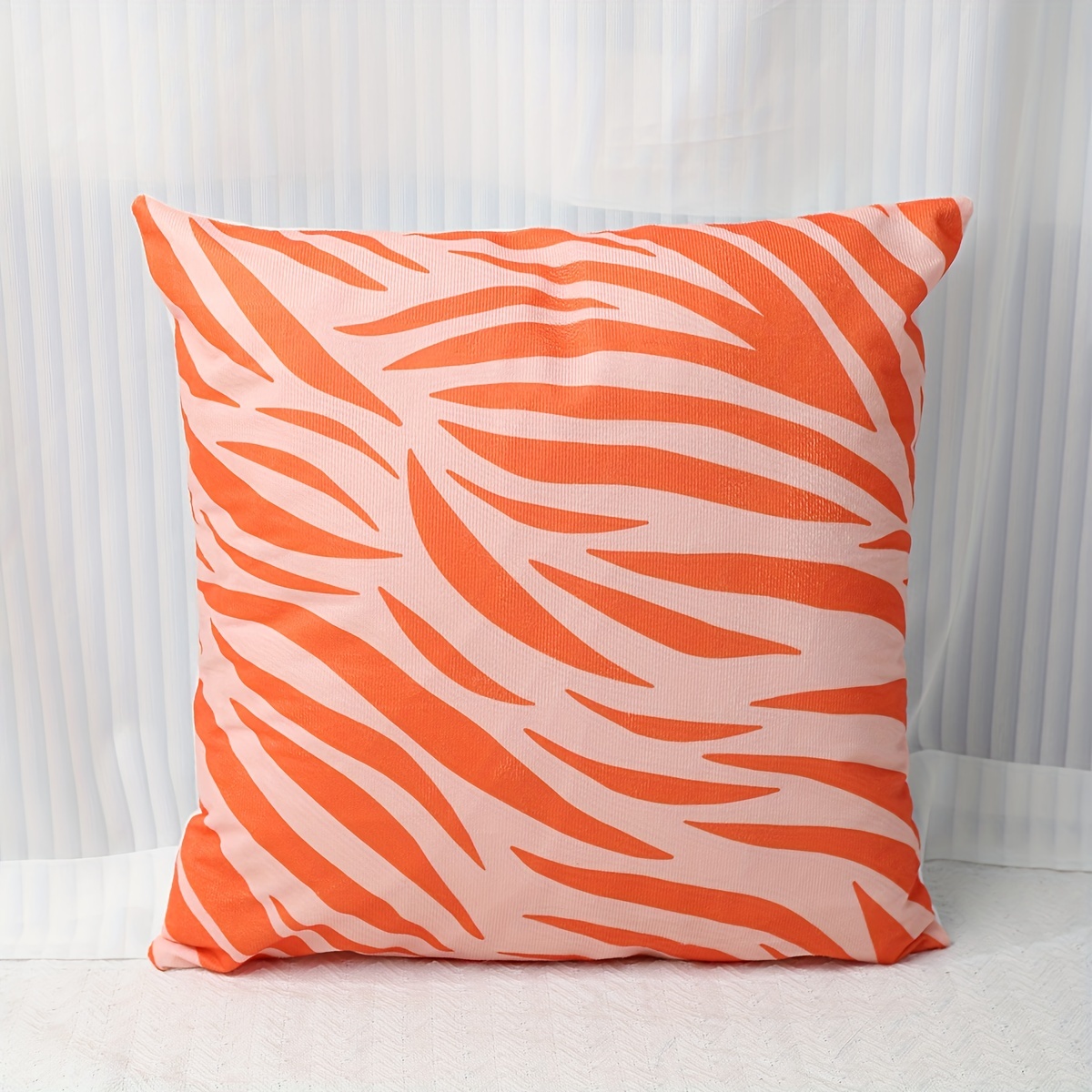 Comfortable Throw Pillow Covers Fresh Striped Pattern - Temu Australia