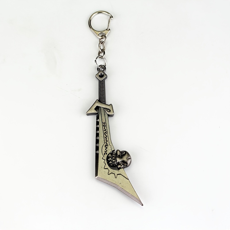 1pc alloy and embedded skull to resist demons keychain for men ...