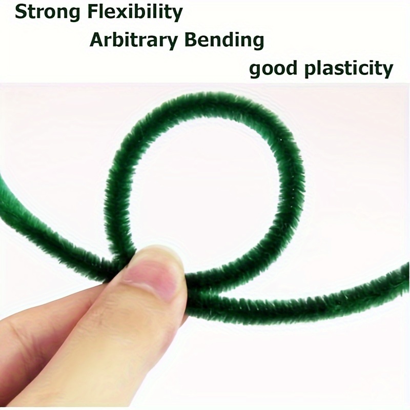 Pipe Cleaner Chenille Rod Solid Color Set Diy Arts Crafts - Temu