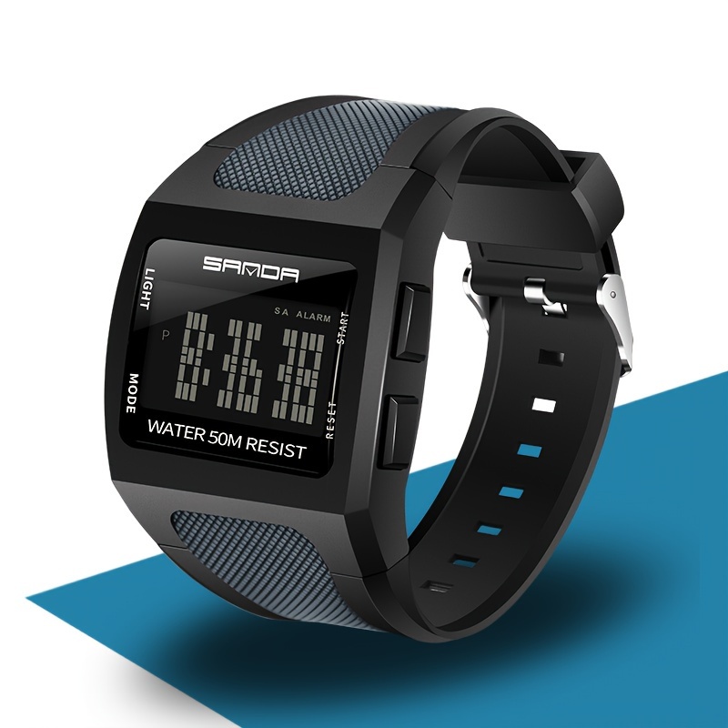 Sports Military Led Electronic Watch Waterproof - Temu Portugal