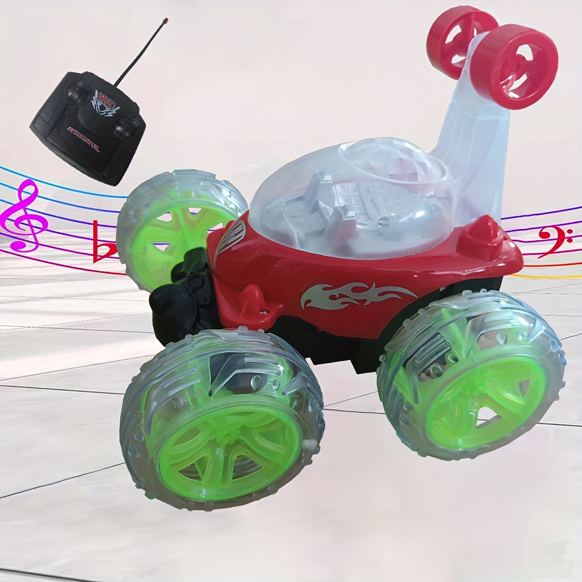 Light Dumper Remote Control Stunt Car rechargeable With - Temu New Zealand