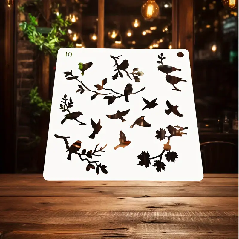 飛んでいる鳥の絵 中空絵画 Diy テンプレート ティブ落書き 飛んでいる鳥のパターン テンプレート 防水 洗え Temu Japan