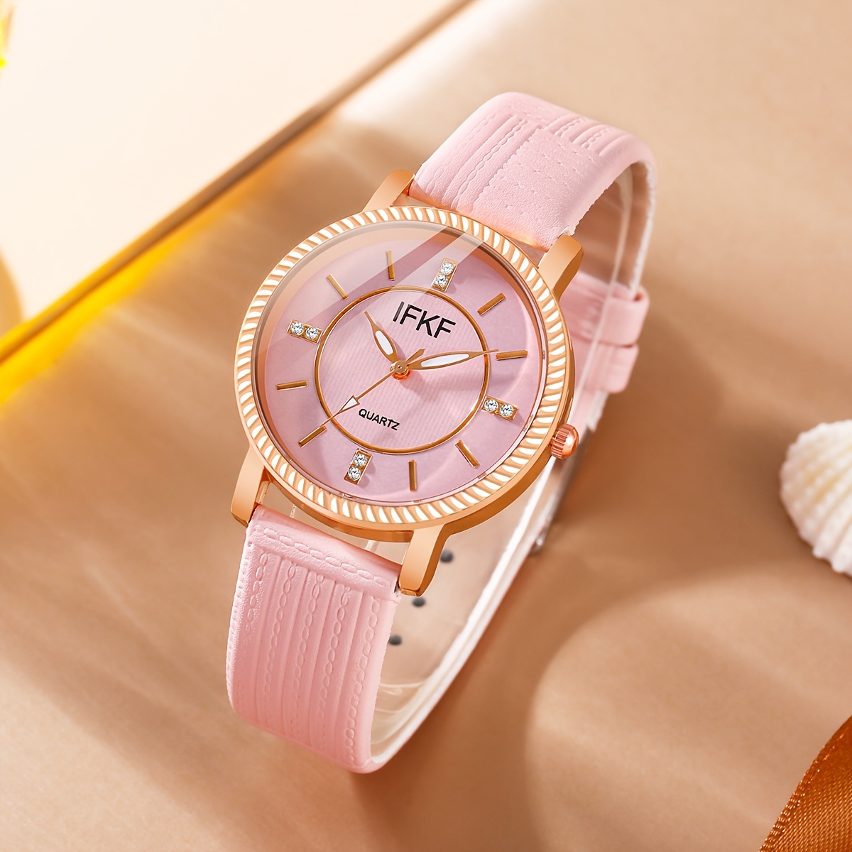 Women's Watch Cute Quartz Watch Analog Pu Leather Wrist - Temu United ...