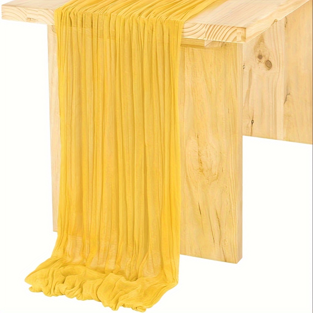 Cheesecloth Table Runner Gauze Table Runner Rustic Cheese - Temu