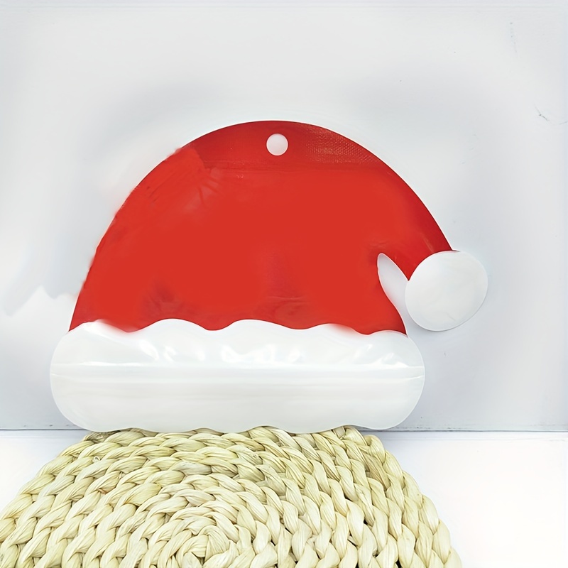 Christmas Packaging Jewelry Bag Santa Claus Hat Gloves Candy - Temu ...