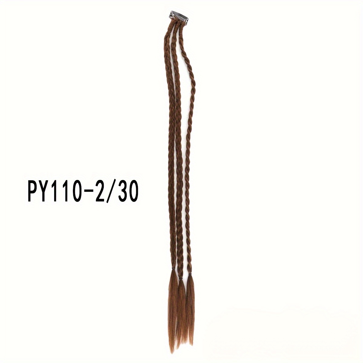 Braid Clip In Hair Extensions Braids Long Synthetic Ponytail - Temu ...