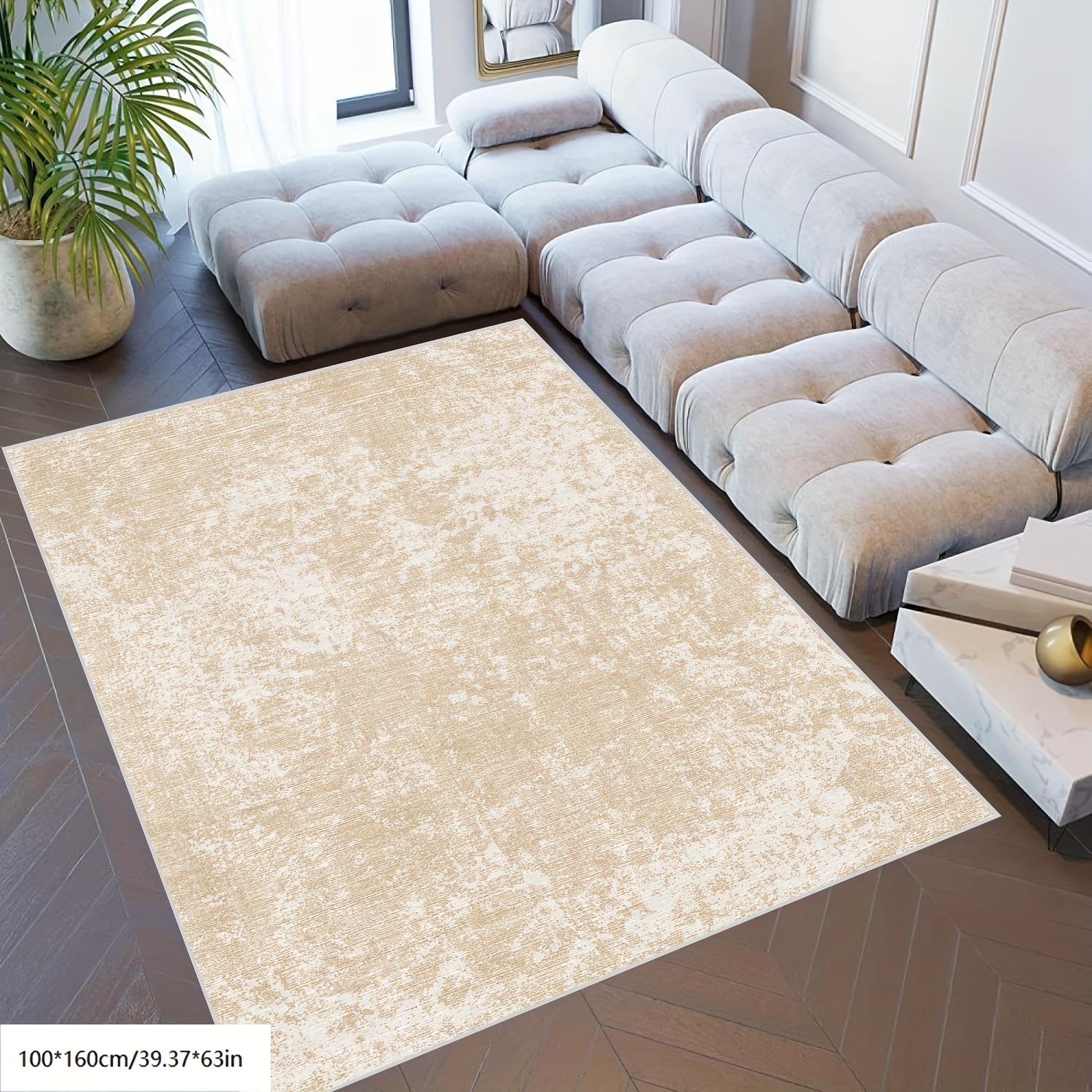 Imitation Cashmere Modern Carpet Abstract Style Area Rug - Temu Canada