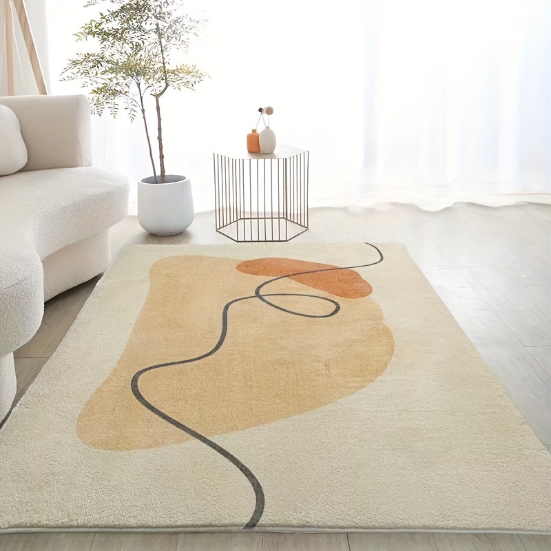 Art Design Area Rug Simple Line Pattern Throw Carpet - Temu New Zealand