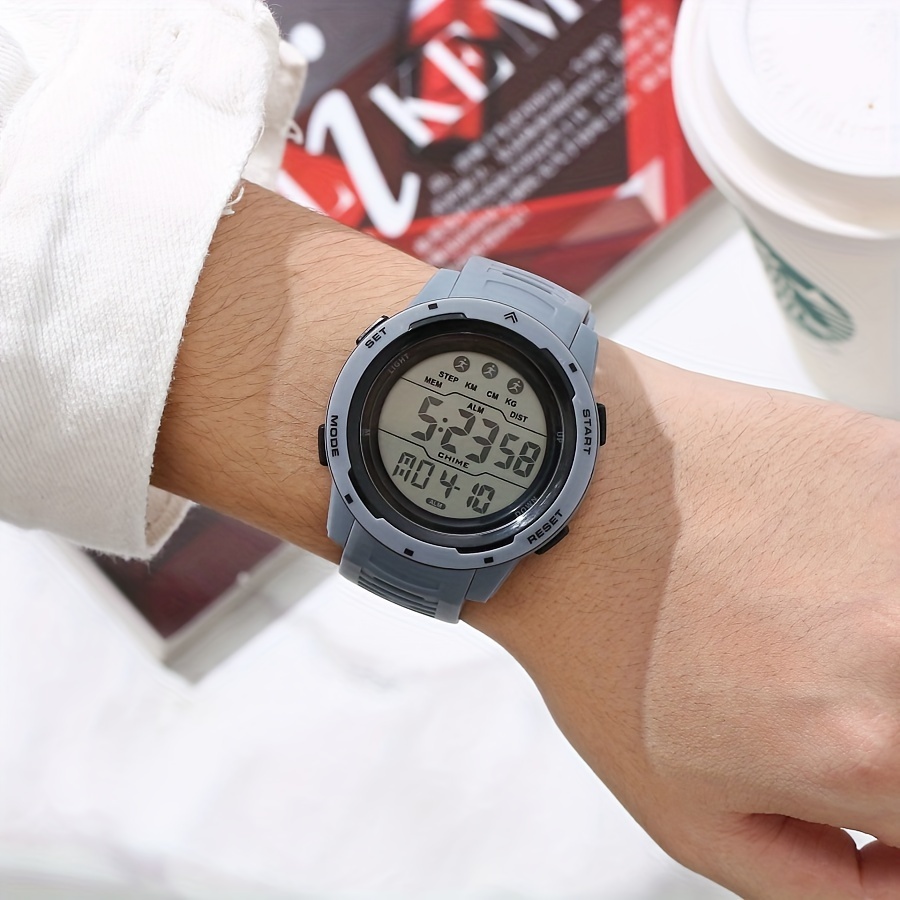 Led Round Large Screen Multifunctional Luminous Watch Date - Temu Denmark