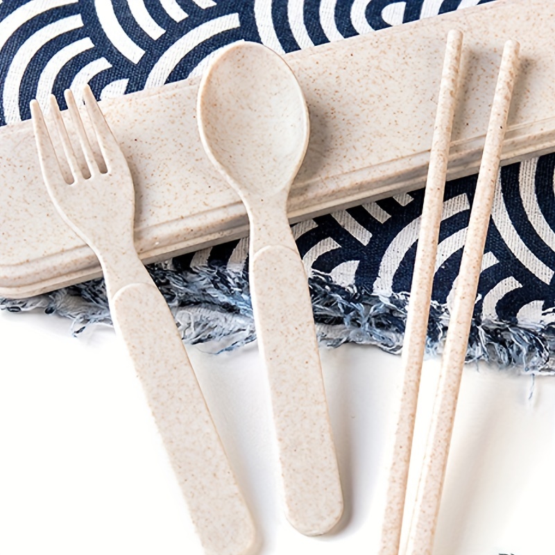 flatware set spoons forks chopsticks a cutlery - Temu