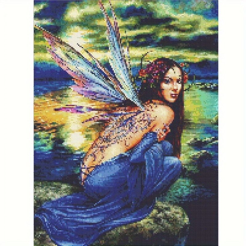Butterfly Wings Beauty Diamond Painting Handmade Pasted Gift - Temu ...