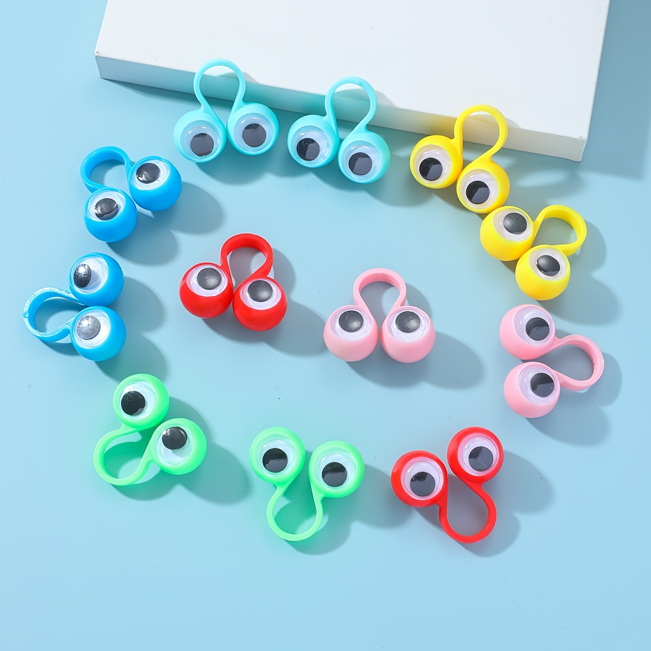 Multicolor Funny Cartoon Eyeball Ear Clips Party Favor Women - Temu New ...
