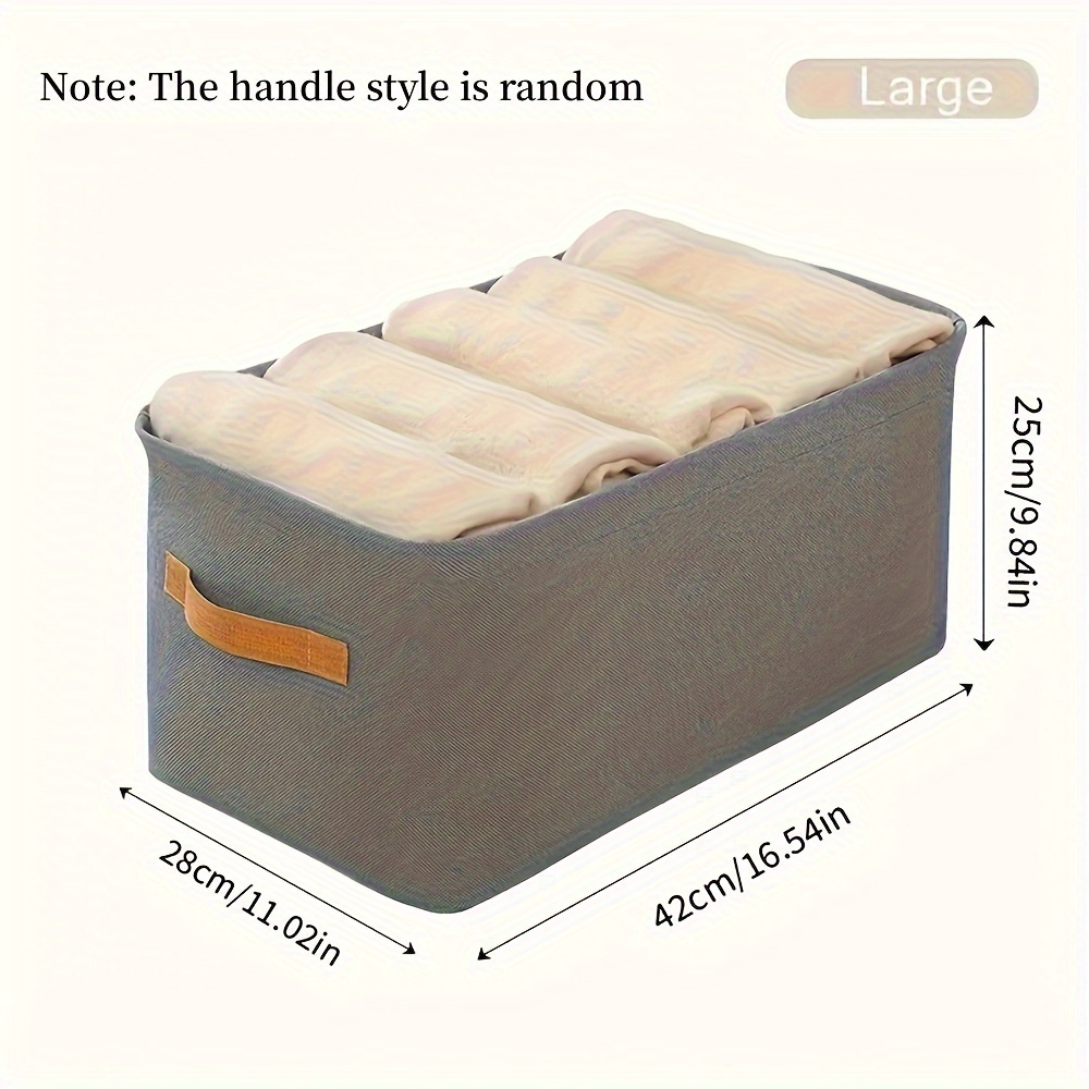 Clothing Storage Basket Foldable Storage Box Household - Temu Canada