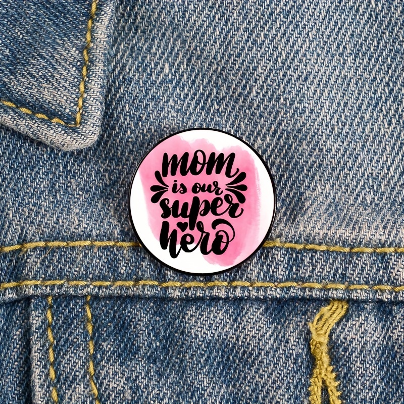 Fashion Printed Pin Custom Brooches Shirt Lapel Tote - Temu United Kingdom