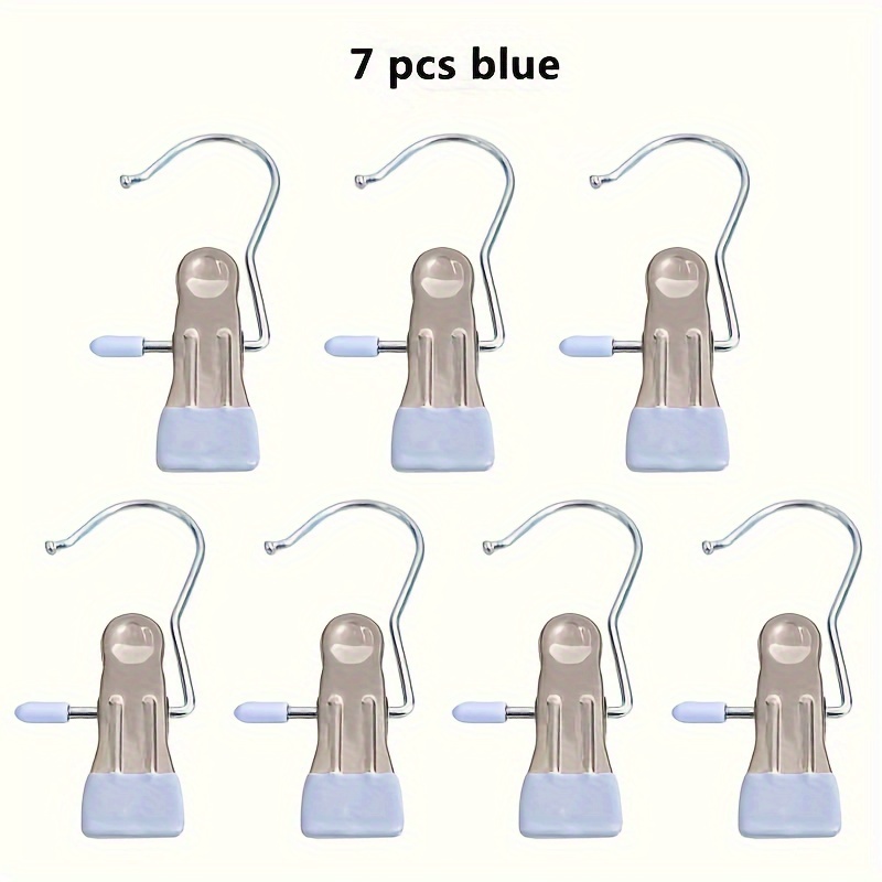 Multifunctional 3 character Clip Metal Chrome Anti rust Hook - Temu ...