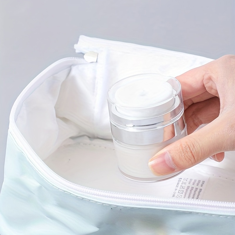 Acrylic Cream Jar Vacuum Bottle Empty Airless Cosmetic Container ...