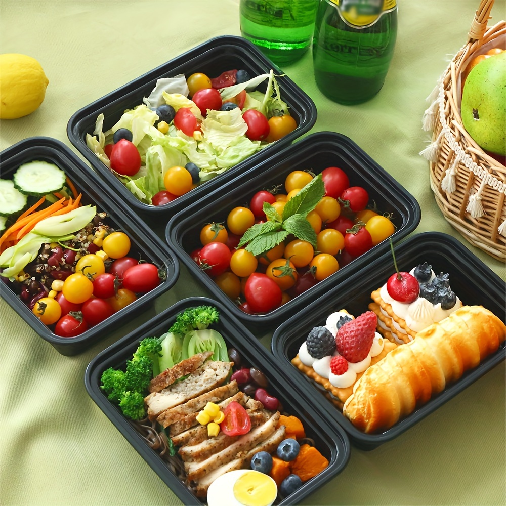 Pre Meal Preparation Container Single Grid Plastic Food - Temu