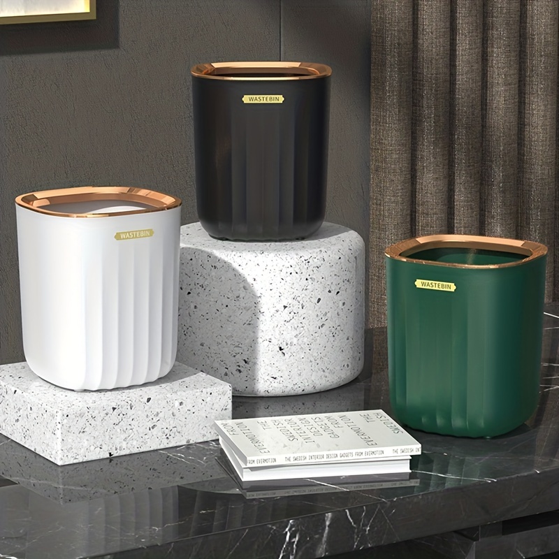 Desktop Trash Plastic Table Storage Bucket - Temu