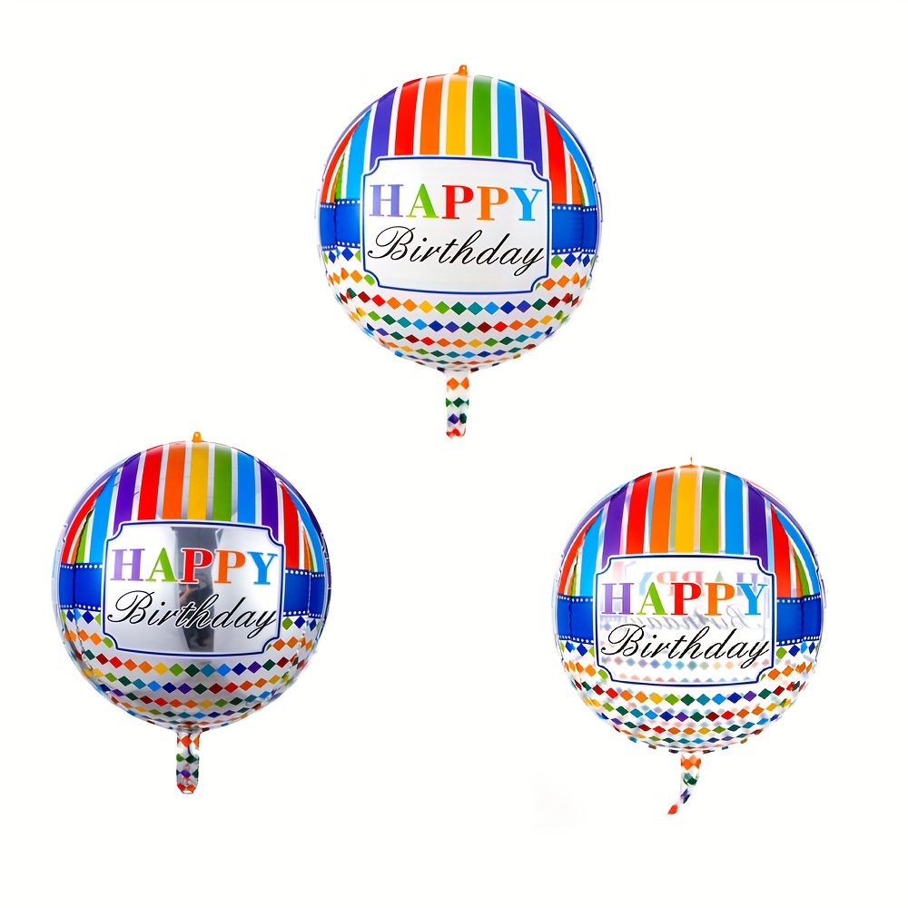 Happy Birthday Foil Balloons Birthday Party Decorations - Temu United ...