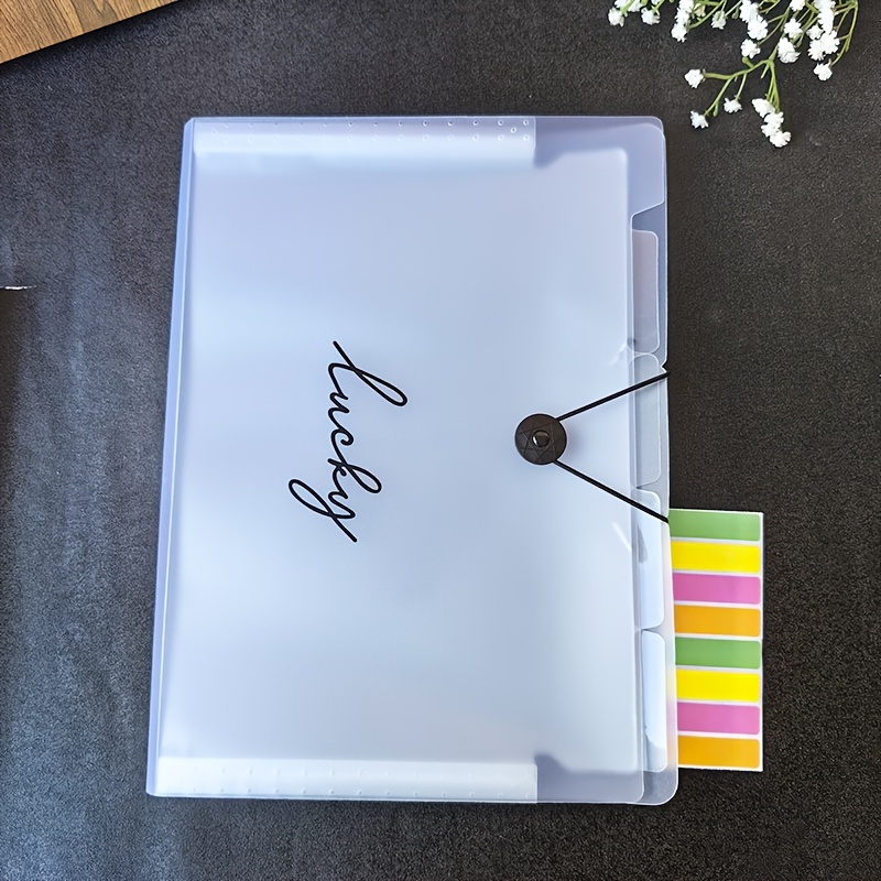 A Transparent Insert Folder Data Folder Storage Test Paper - Temu Canada