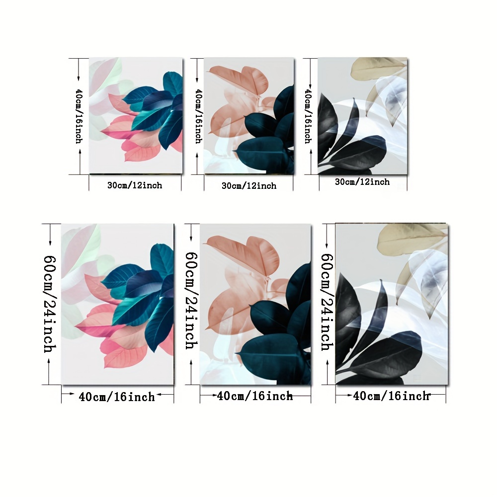 Canvas Poster Wooden Frame Modern Trees Big - Temu Australia