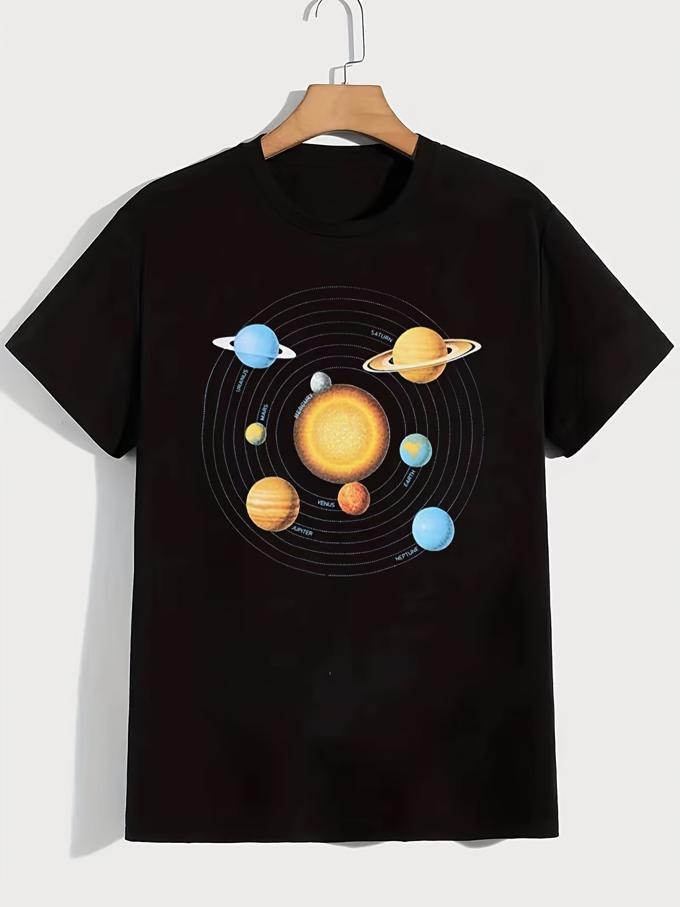 Trendy Universe Solar System Print Boys Creative T shirt - Temu Netherlands