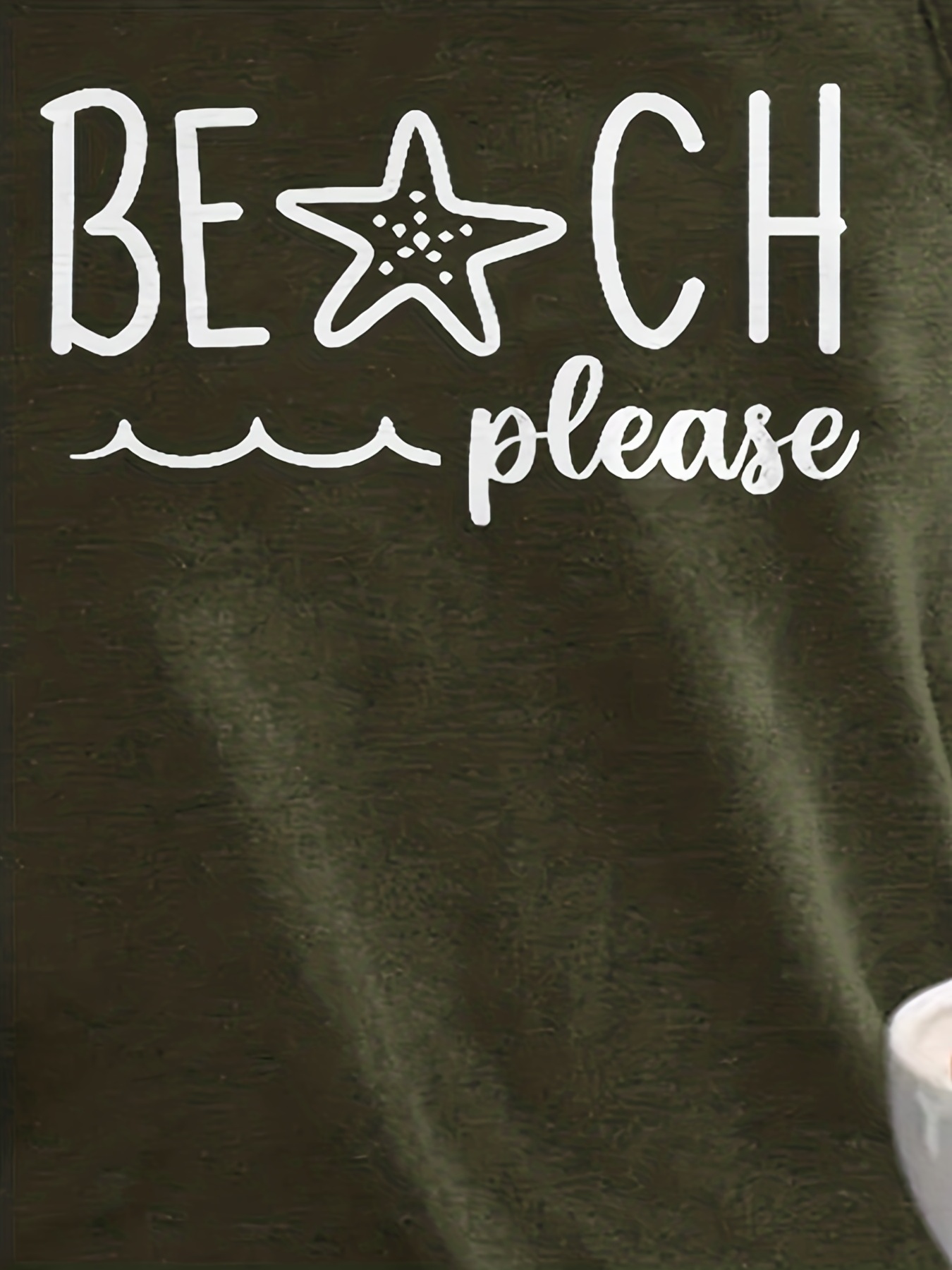 Beach Letter Print Tank Top Sleeveless Crew Neck Tank Top Temu