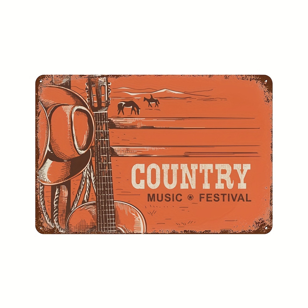 Unique Vintage Country Music Metal Wall Decor Home Bar - Temu Australia