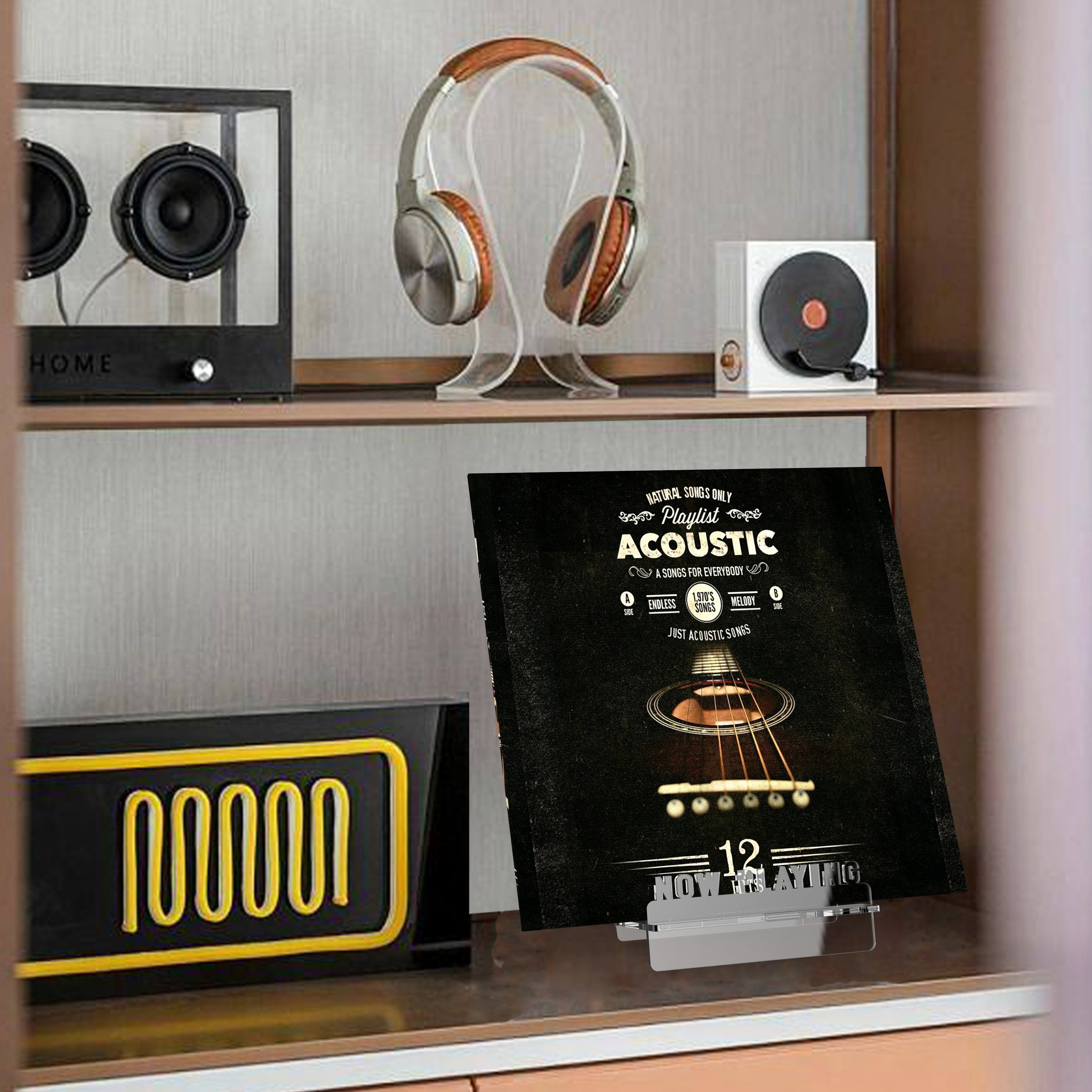 Acrylic Playing Vinyl Record Stand Clear Record Display - Temu