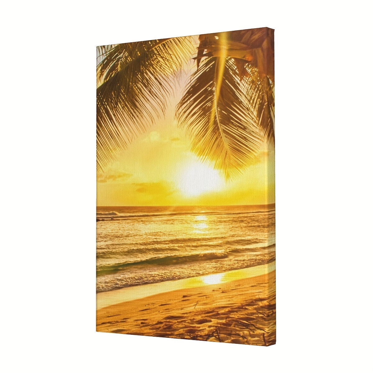 Canvas Print Wall Art Vibrant Sunlight Tropical Beach - Temu Australia