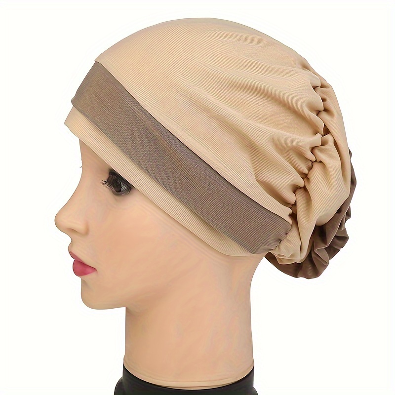 Double Color Classic Turban Hats Vintage Elegant Plate - Temu Australia