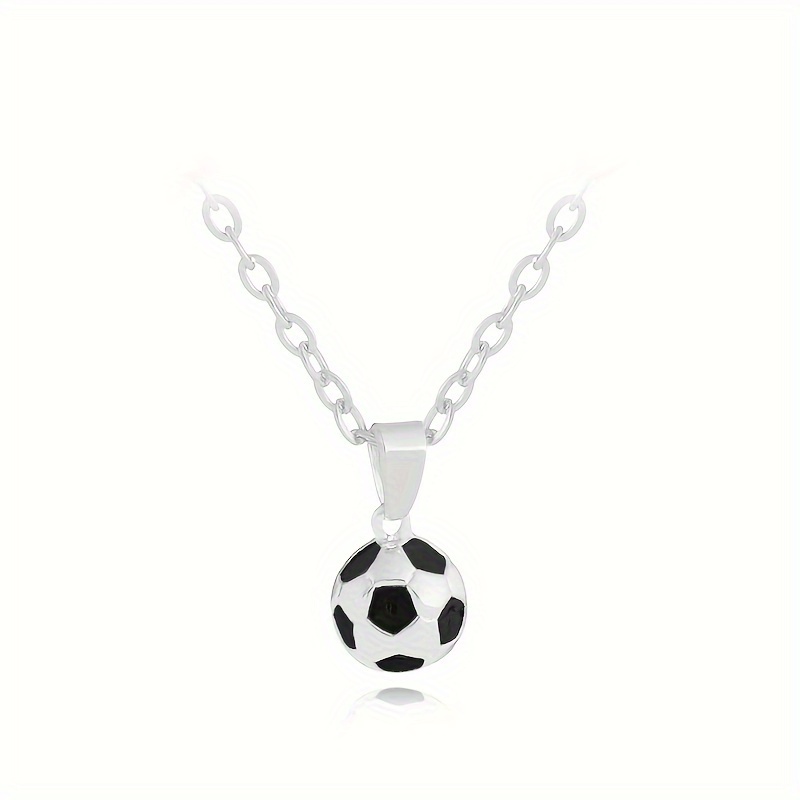 Football Shape Jewelry Football Necklace Creative Football - Temu ...
