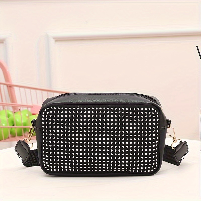 Girl's New Lightweight Color Belt Crossbody Small Square Bag - Temu New ...