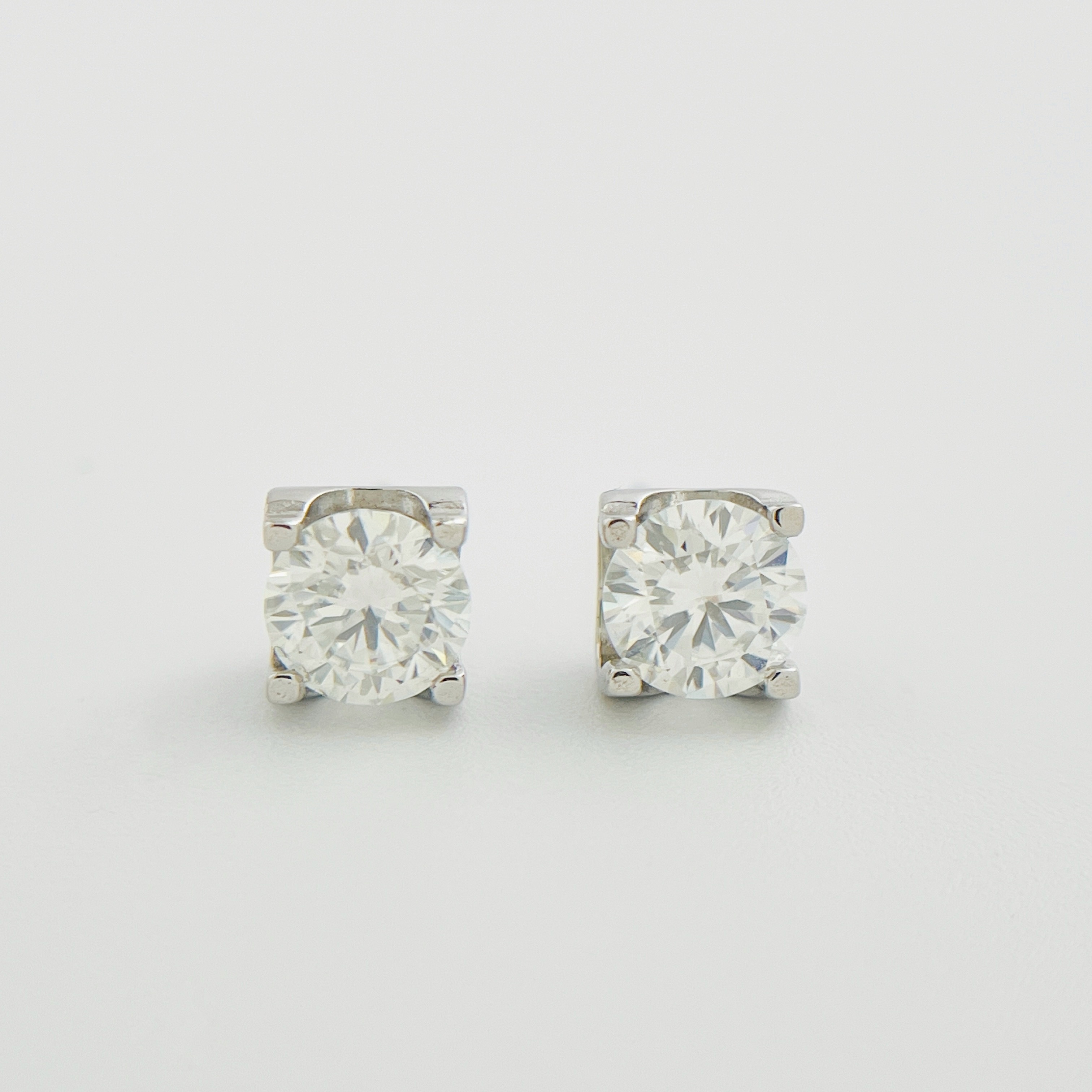 Moissanite Stud Earrings Simple Trendy S925 Sterling Silver - Temu ...