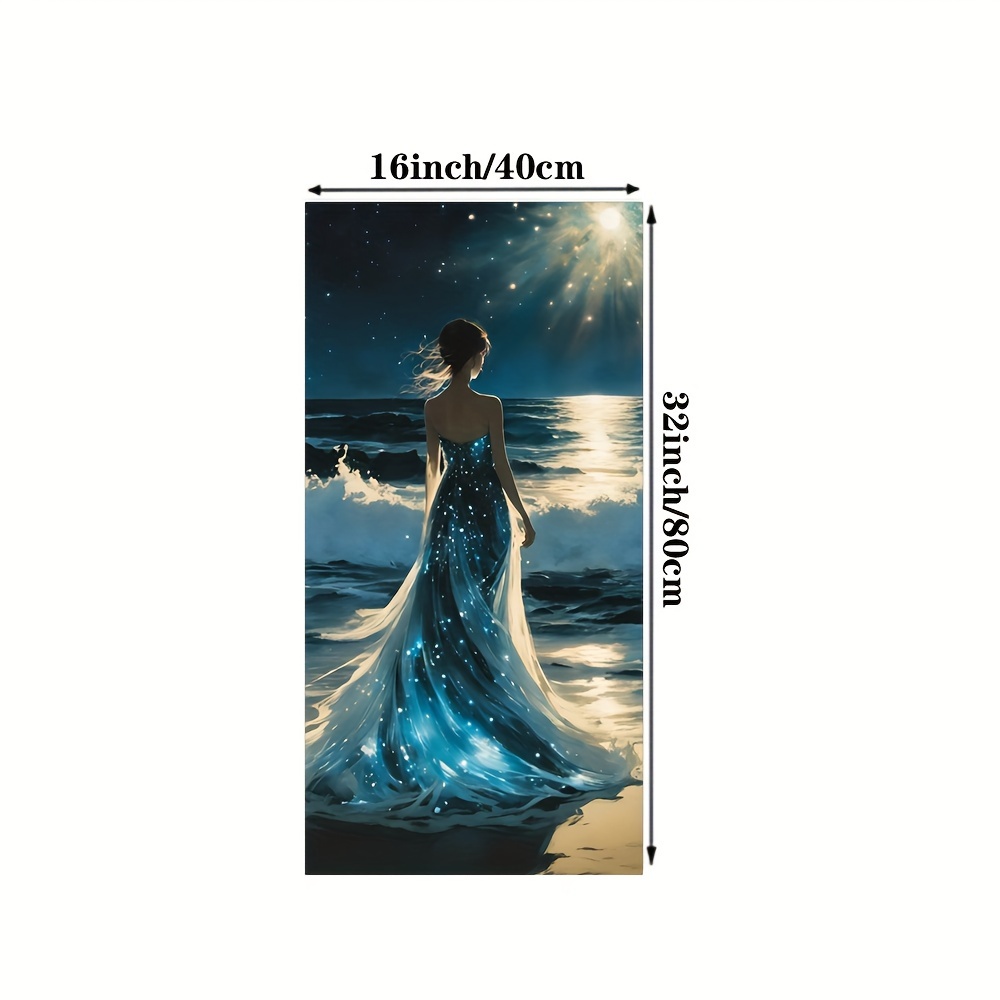 1pc Unframed Canvas Poster Modern Art Sea Wave Canvas Painting Ideal ...