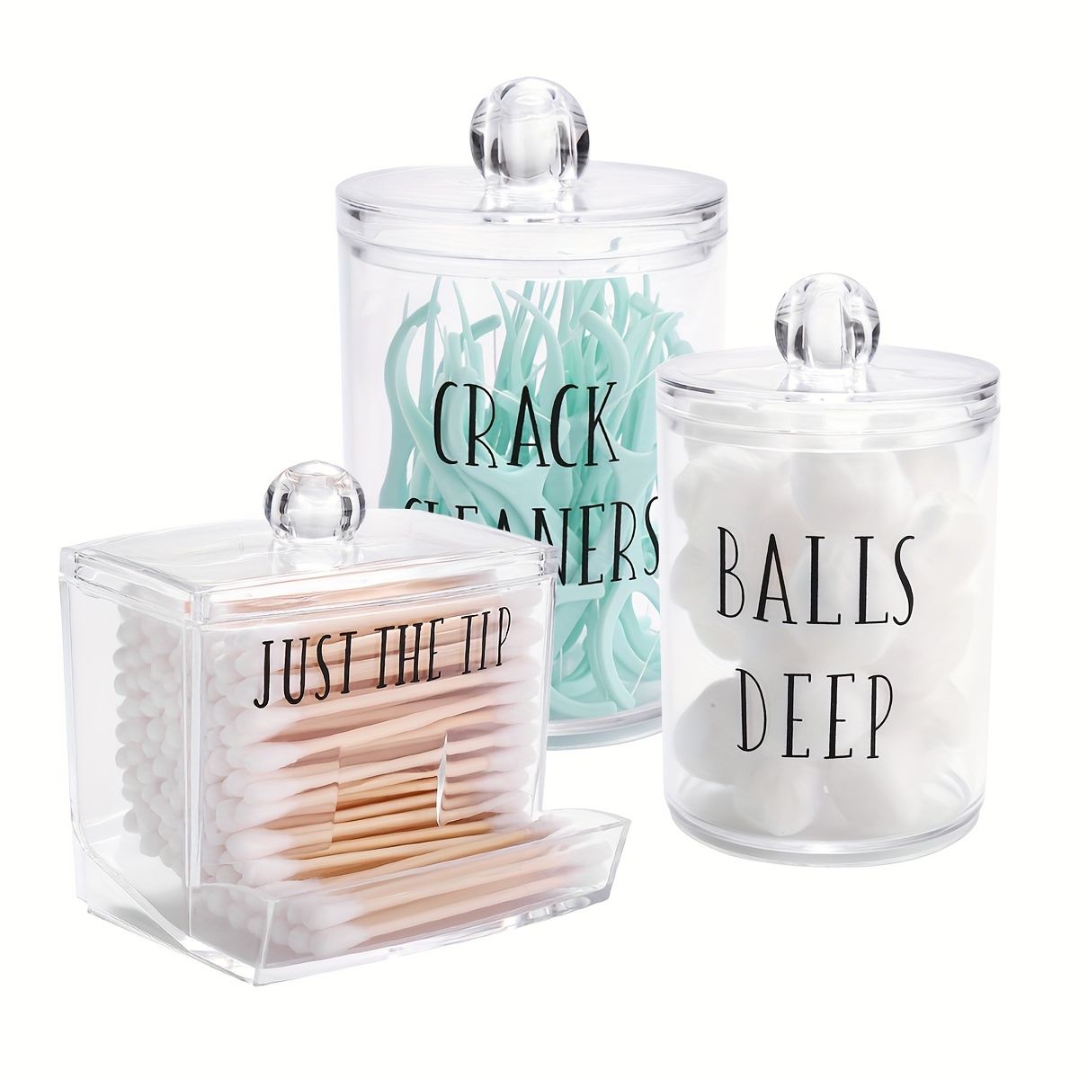 Cotton Swab Holder Clear Cotton Swab Storage Rack Cotton - Temu New Zealand