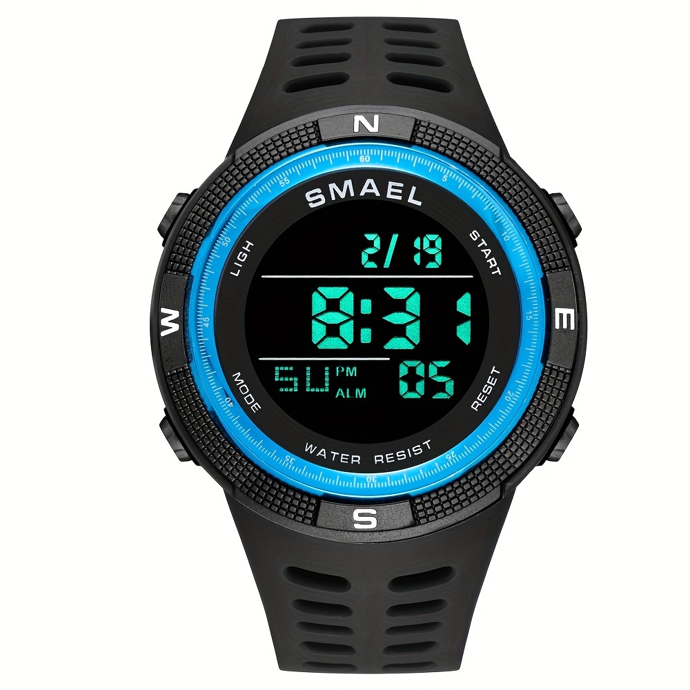 Sport Watch Fashion Big Dial Waterproof Led Alarm Electronics ...