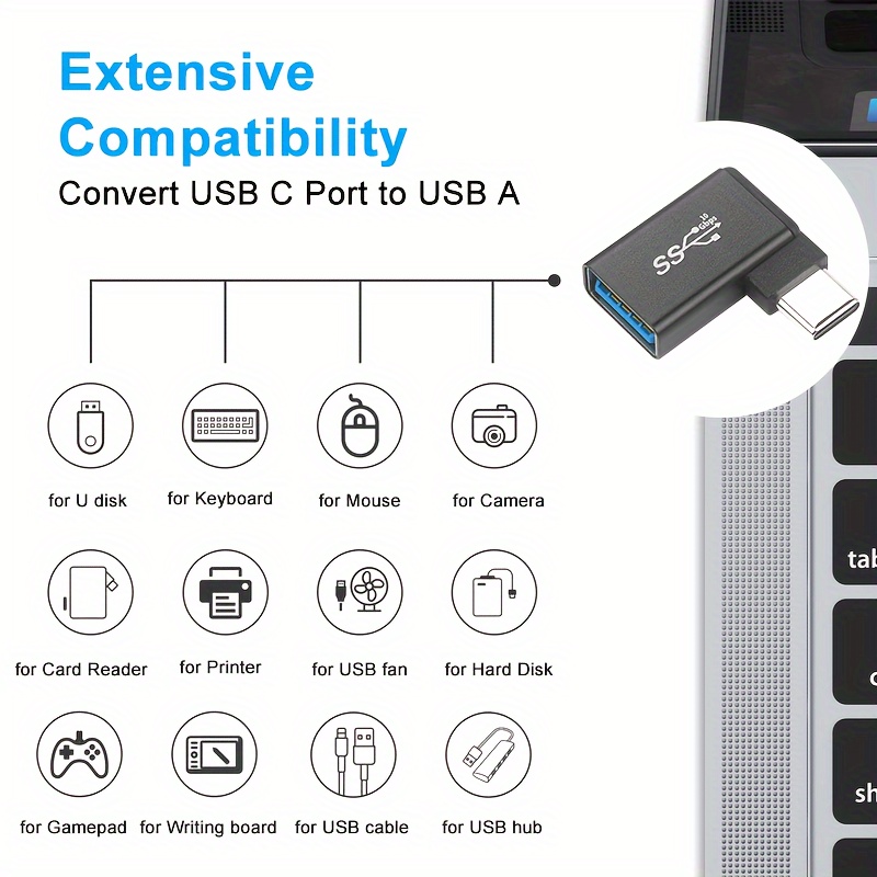 Type c Adapter Usb Adapter Type c 3.1 Male Usb 3.0 A Female - Temu