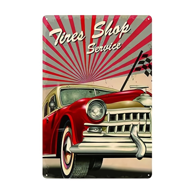Retro Garage Signs Garage Decor Men Vintage Tin Sign Poster - Temu