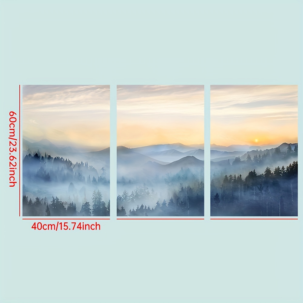 Landscape Canvas Print Posters Mist Forest Canvas Wall Art - Temu Canada
