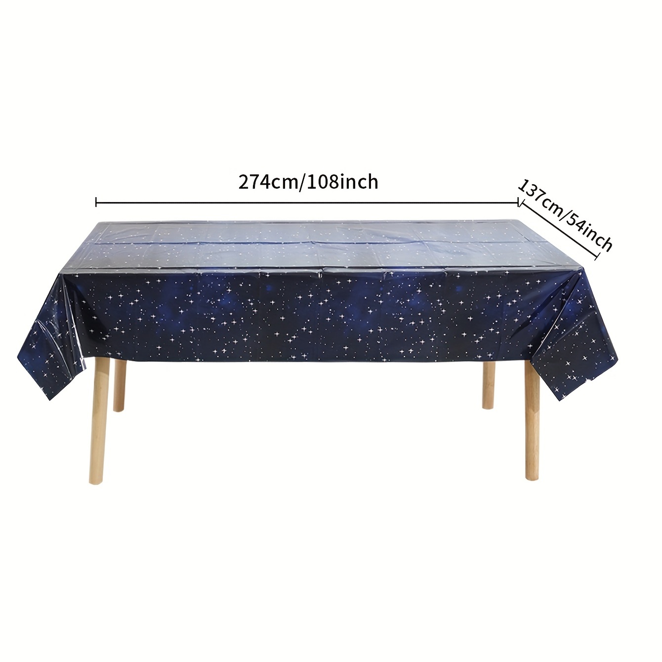 Pe Material Bright Surface Disposable Plastic Tablecloth - Temu Australia