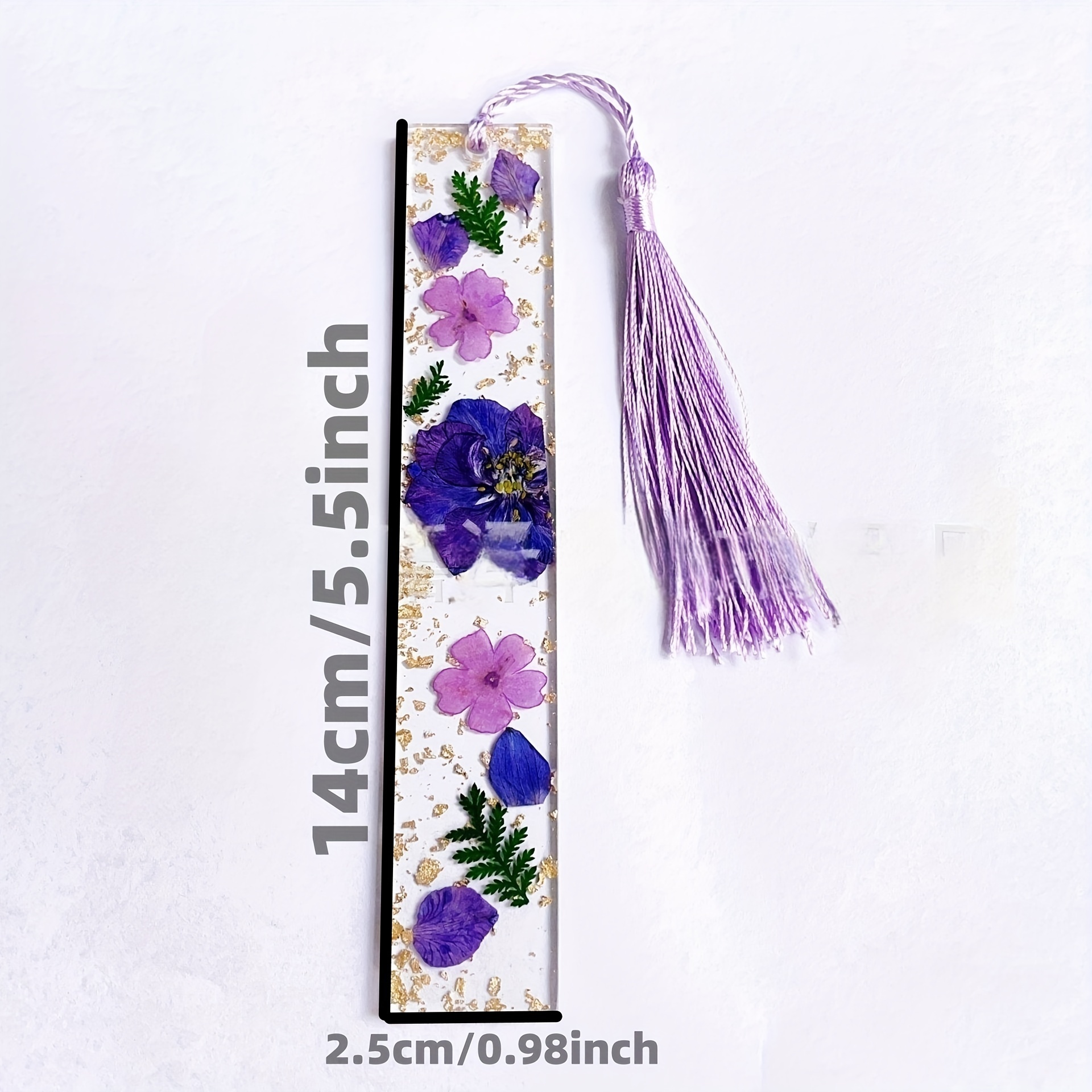 Spot Creative Drip Glue Bookmark Dry Flower Bookmark Real - Temu Australia