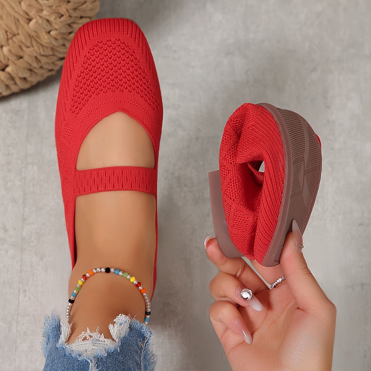 Zapatos Planos Punto Transpirable Mujer Zapatos Punta - Temu Mexico