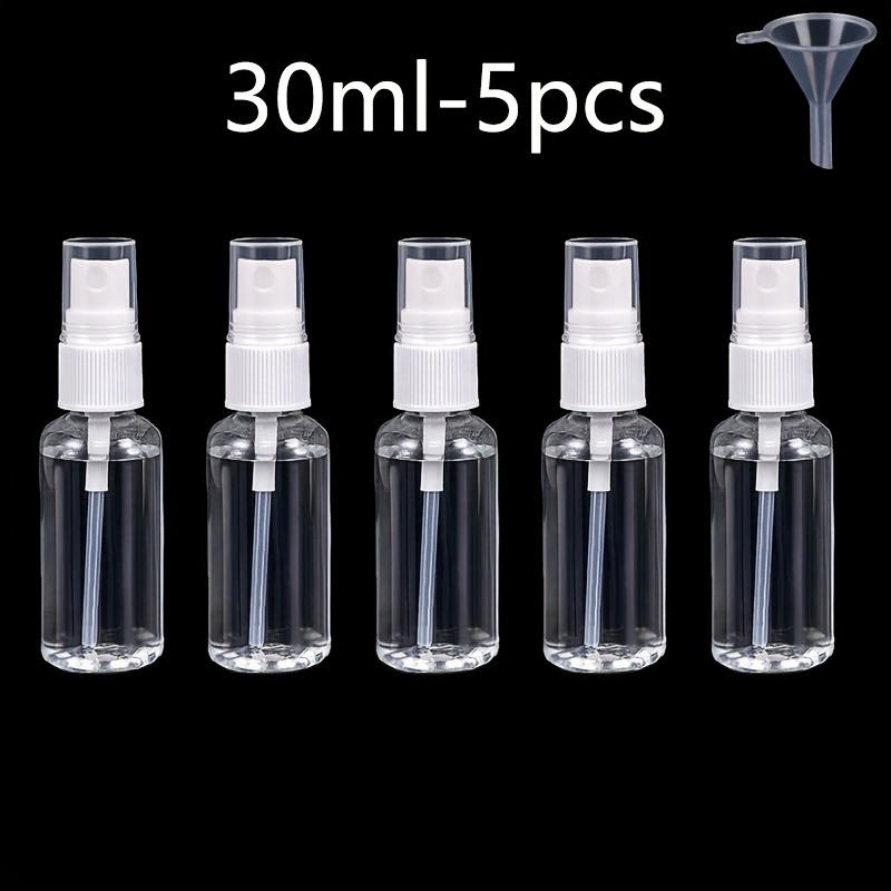 4 5pcs Transparent Spray Bottles Fine Mist Plastic Travel - Temu United ...