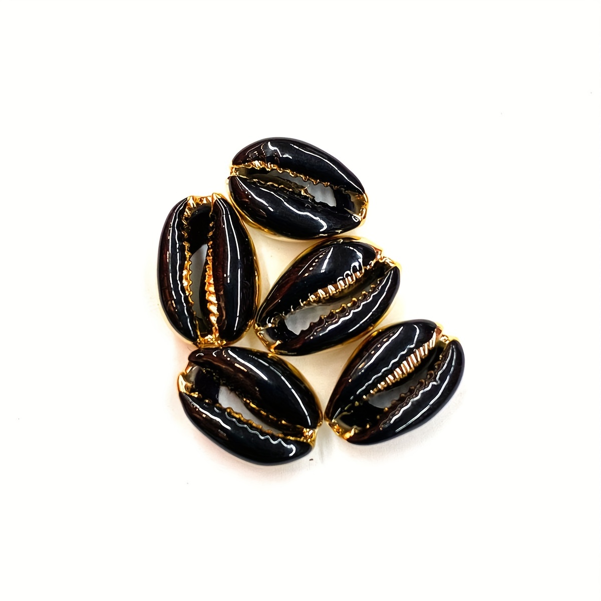 Natural Conch Electroplated Printed Shell Loose Beads - Temu United Kingdom