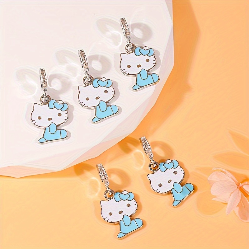 Kitty Cat Pendants Diy Cartoon Anime Alloy Hello - Temu Portugal