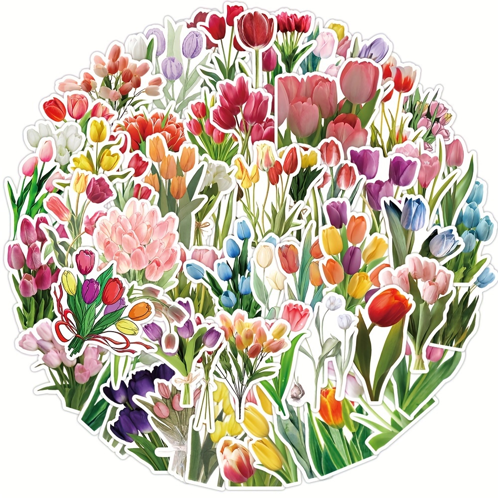 Cute Flower Stickers Aesthetic Trendy Floral Stickers - Temu Australia