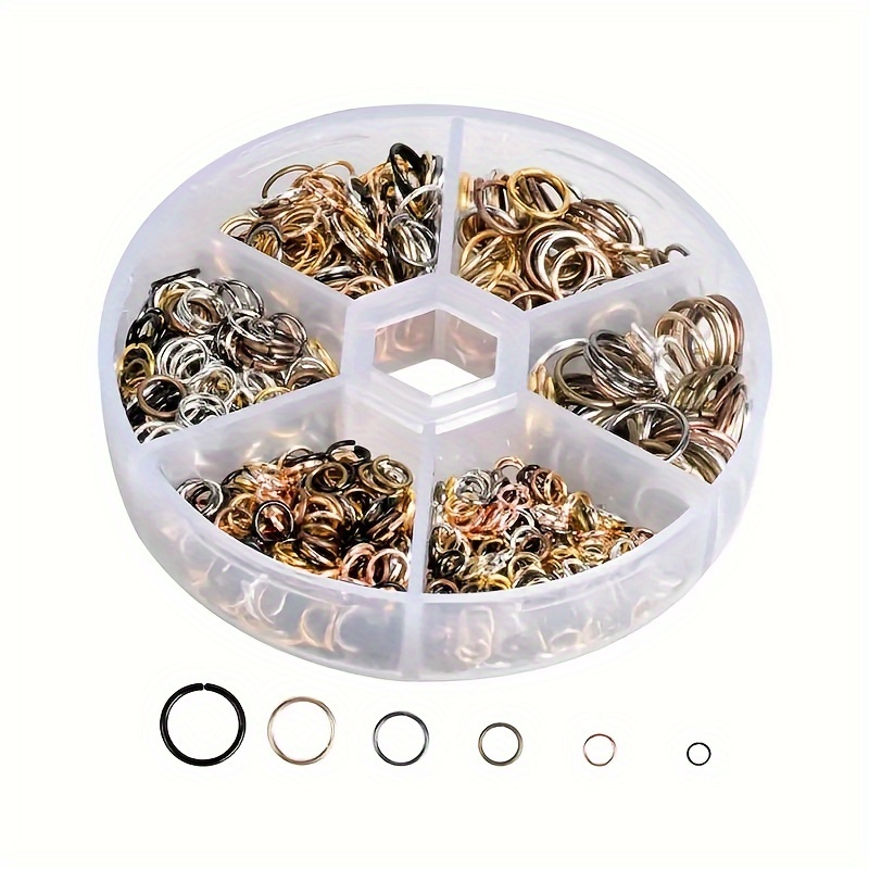 970 Stks Metalen Opening Ringetje Voor Sieraden Maken Kit - Temu ...
