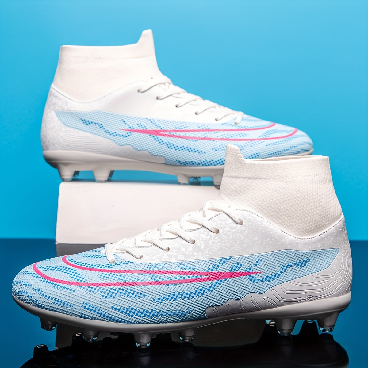 Professional High Top Spike Football Cleats Non slip - Temu Australia