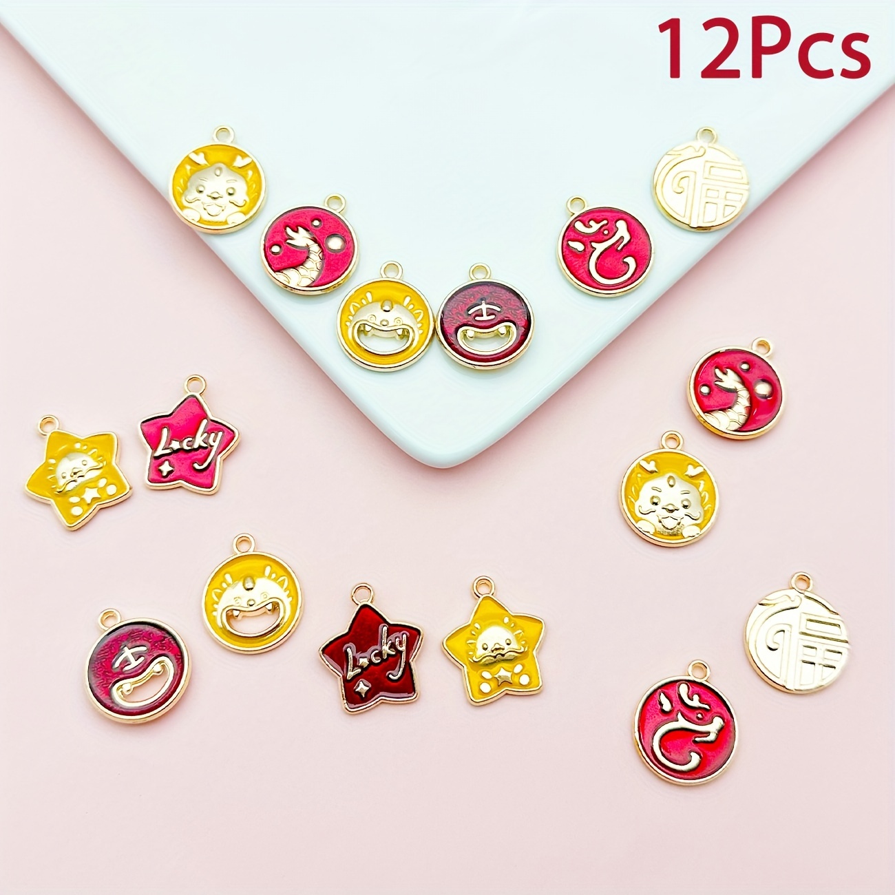 Chinese Dragon Year Pendant Zinc Alloy Chinese New Year - Temu United ...